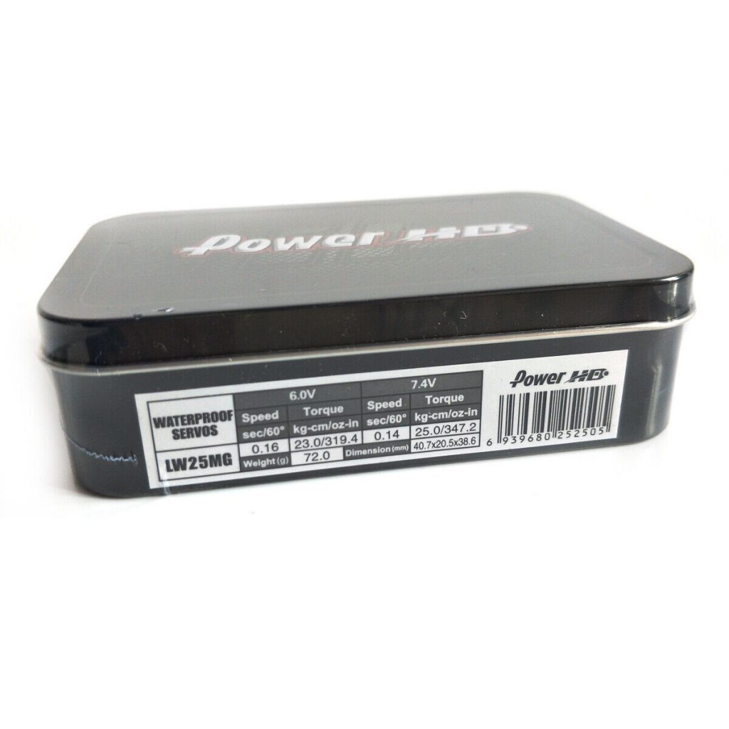 Power HD LW-25MG 25KG Waterproof 7.4V 25kg/cm 0.14s – RC PLANET MALAYSIA